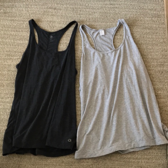 GAP | Tops | Duo Of Gray Gap Fit Tanks | Poshmark